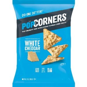 Popcorners White Cheddar 1.75oz 24ct – Empire Snacks