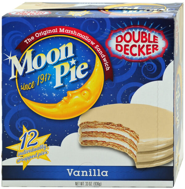 Moon Pie Vanilla Double Decker 12ct – Empire Snack Distributors