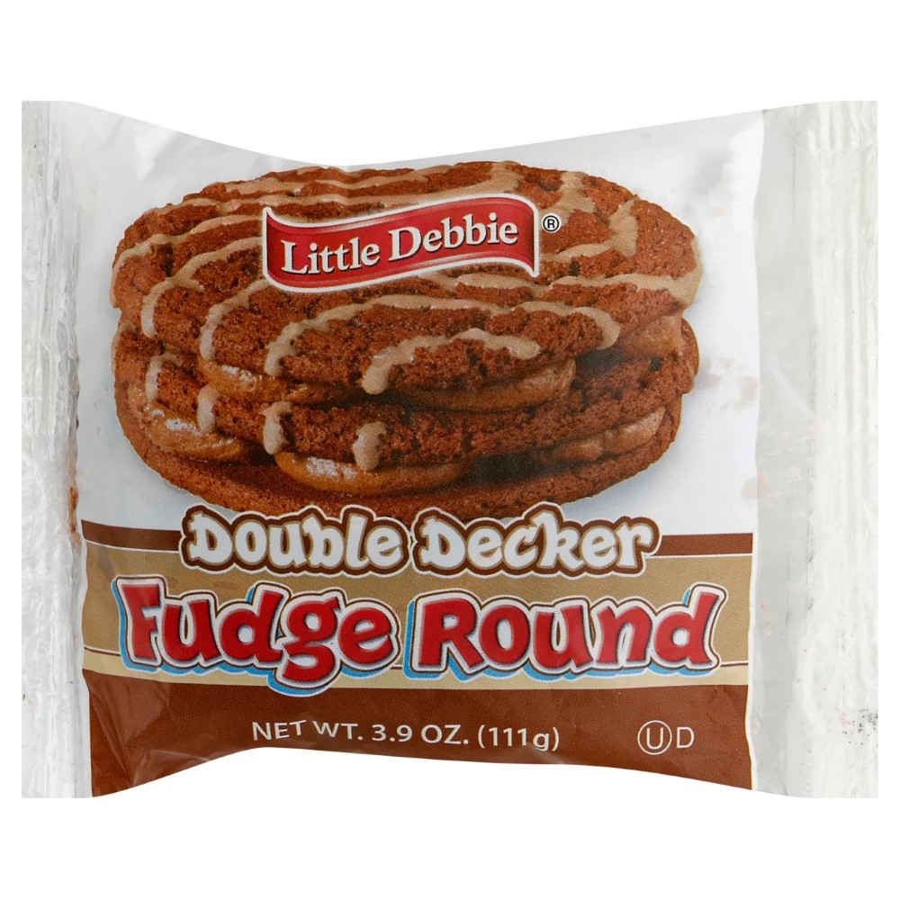 Little Debbie Double Decker Fudge Rounds 3.9oz 6ct – Empire Snack ...