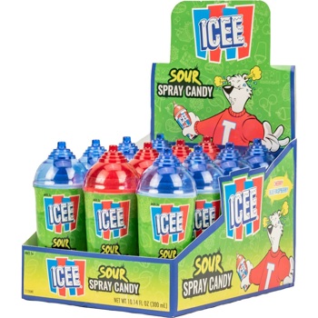 Koko’s Icee Sour Spray Candy 0.84oz 12ct – Empire Snack Distributors