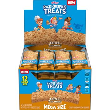 Rice Krispies Treats Mega Bar Salted Caramel 12ct – Empire Snack ...