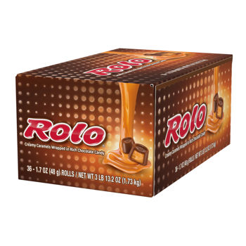 Rolo Creamy Caramels Wrapped In Rich Chocolate 1.7oz 36ct – Empire ...
