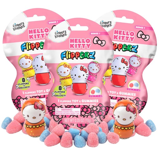 Finders Keepers Flipperz Hello Kitty Gummy Candy & Toy 24ct – Empire ...
