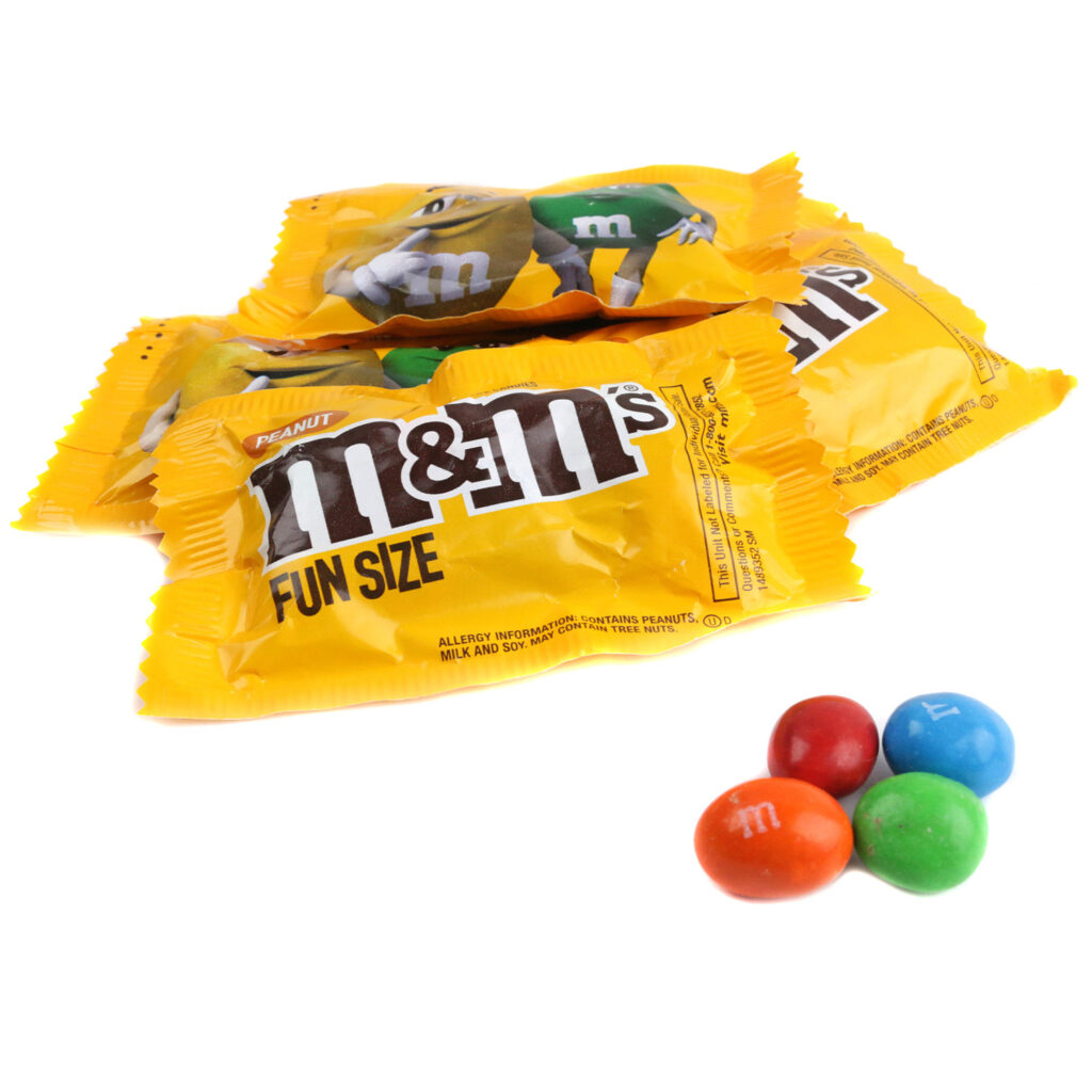 M&Ms Peanut Fun Size Packs 6lb Bag Bulk – Empire Snacks