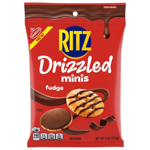 Ritz Drizzled Mini Fudge Crackers 4oz 12ct – Empire Snack Distributors