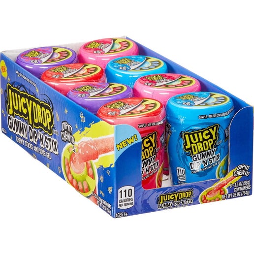Juicy Drop Gummy Dip’ N Stix 8ct – Empire Snacks